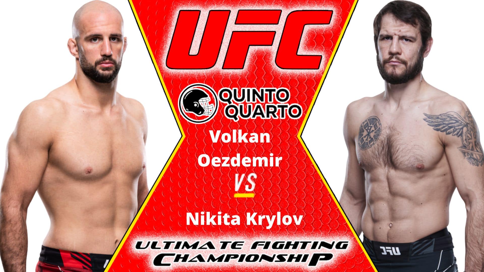 Volkan Oezdemir x Nikita Krylov - Dica, palpite e prognóstico – 22/10 - Quinto Quarto