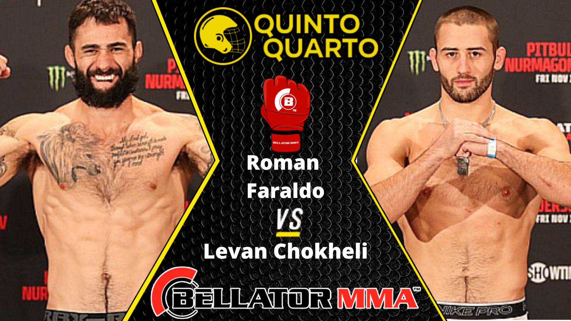 Roman Faraldo x Levan Chokheli - Dica, palpite e prognóstico – 18/11 - Quinto Quarto