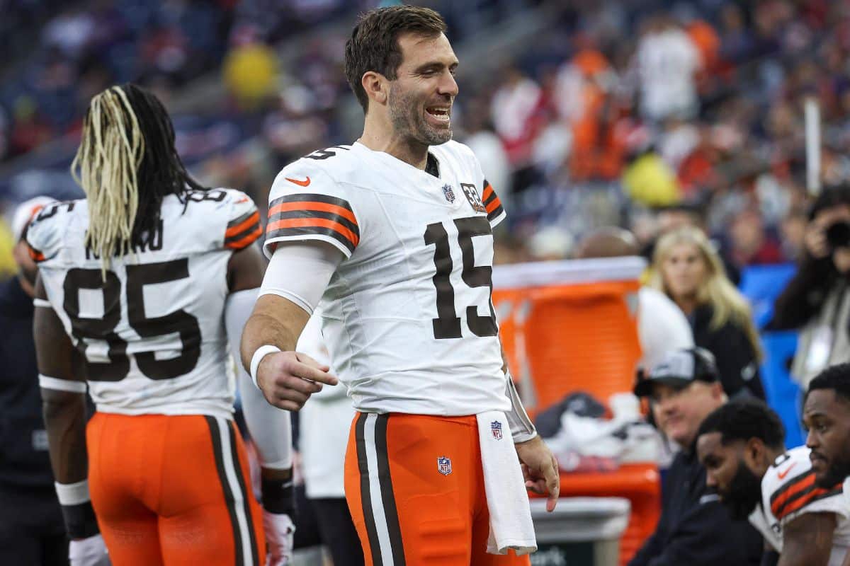 'Fico feliz por estar onde estou', diz Flacco sobre partida contra os Jets