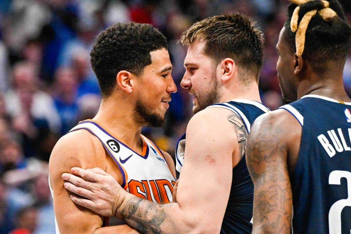 Treta natalina? Luka Doncic e Devin Booker se reencontram após ...