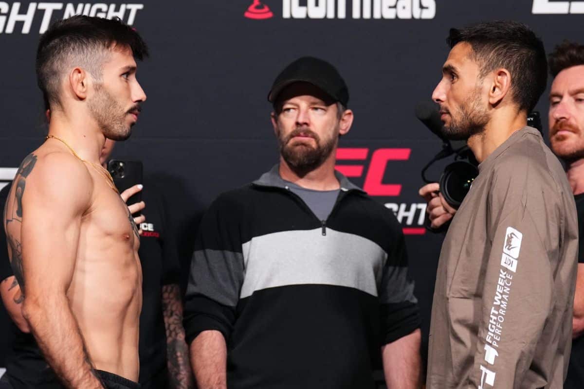 UFC Vegas 91: Nicolau vs Perez - Resultados em tempo real